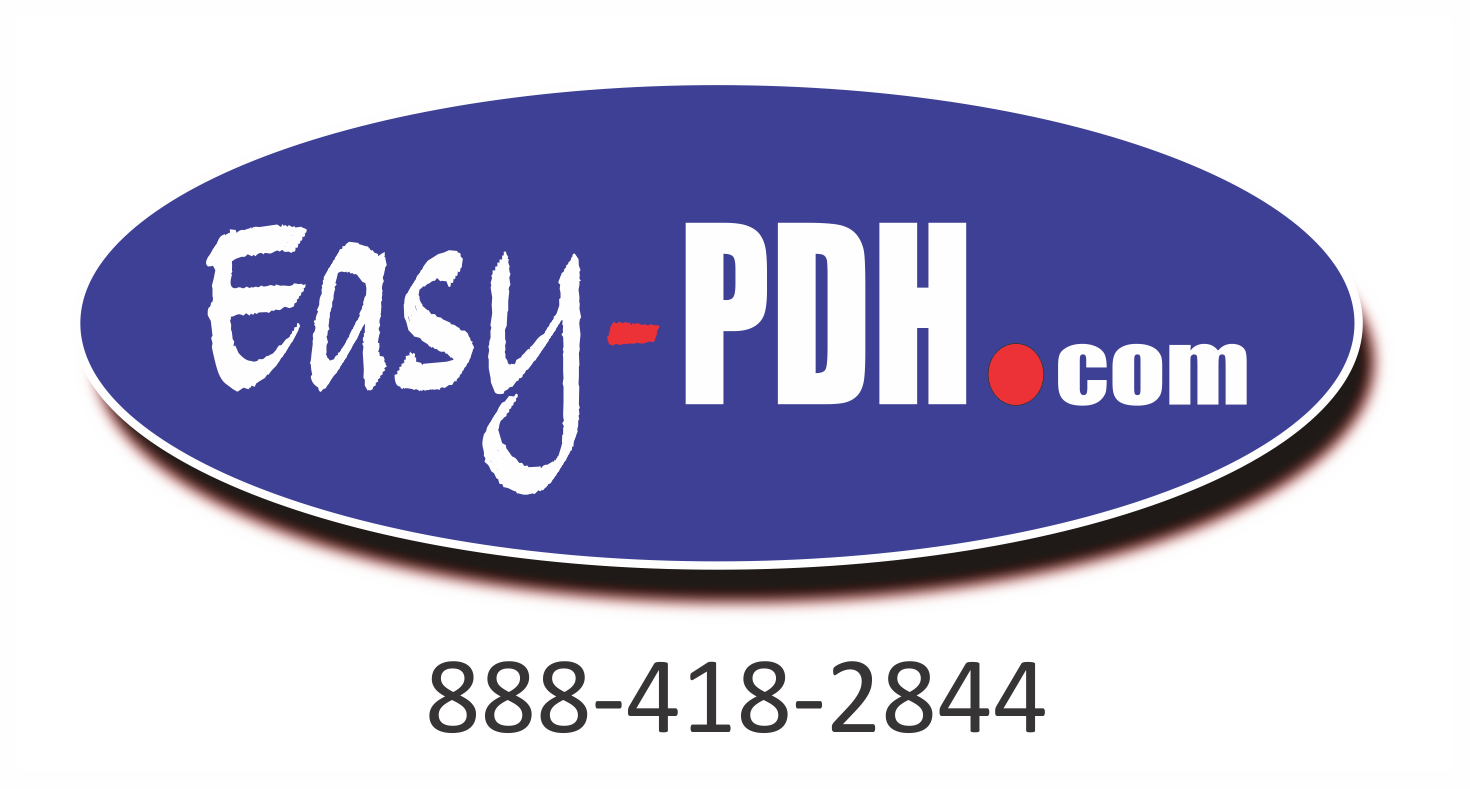 Easy-PDH.com LOGIN Screen